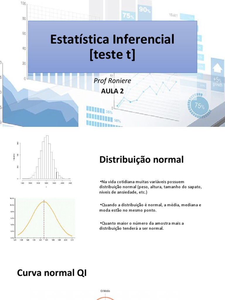 Teste T | PDF | Teste T de Student | Significado estatístico