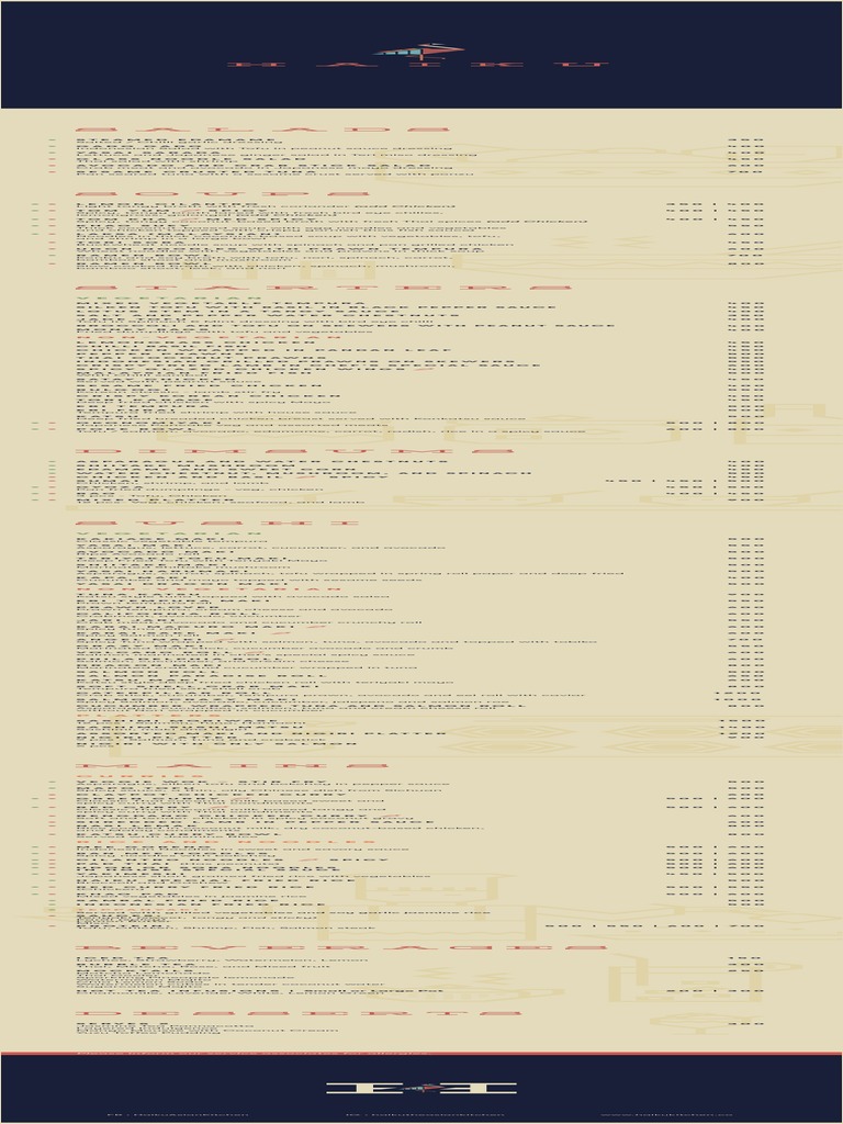 Haiku Menu Jan2023 | PDF | Sushi | Thai Cuisine