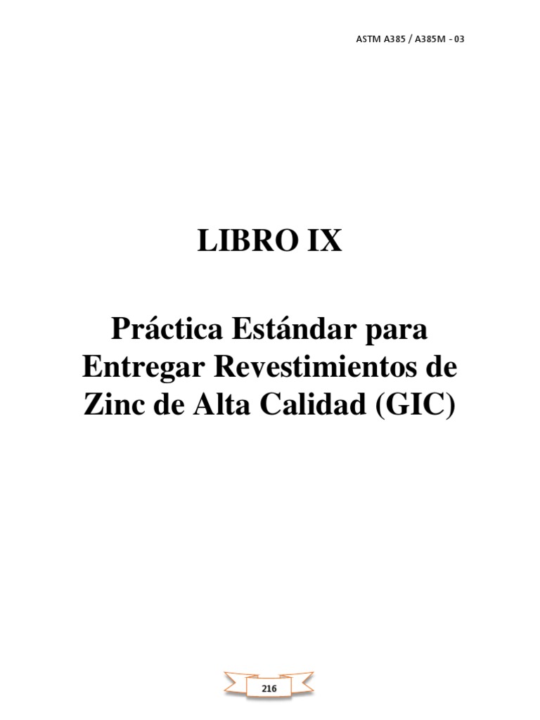 09 - Astm A385 | PDF | Acero | Tornillo