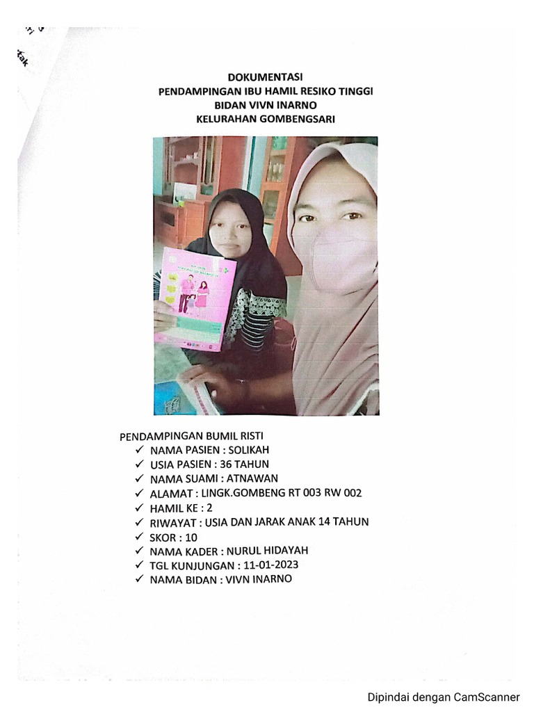 foto pendampingan bumil risti untuk kader jan | PDF