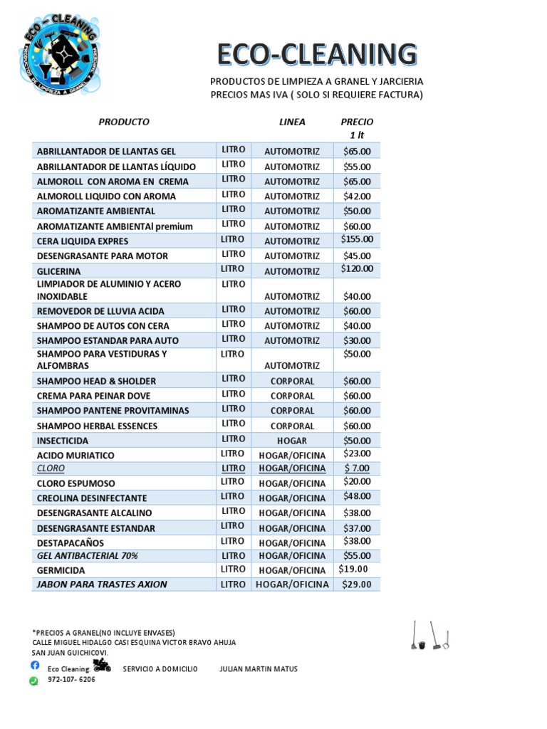 Precio Publico | PDF