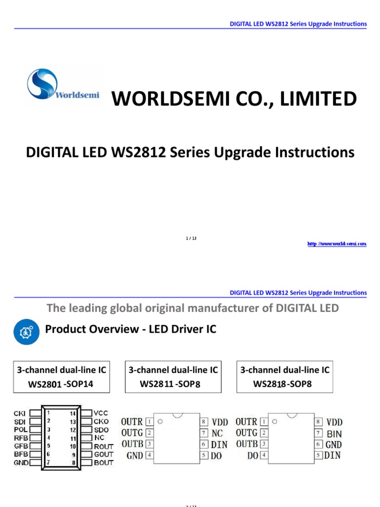 WS2812 RGB Led | PDF | Printed Circuit Board | Electrical Engineering