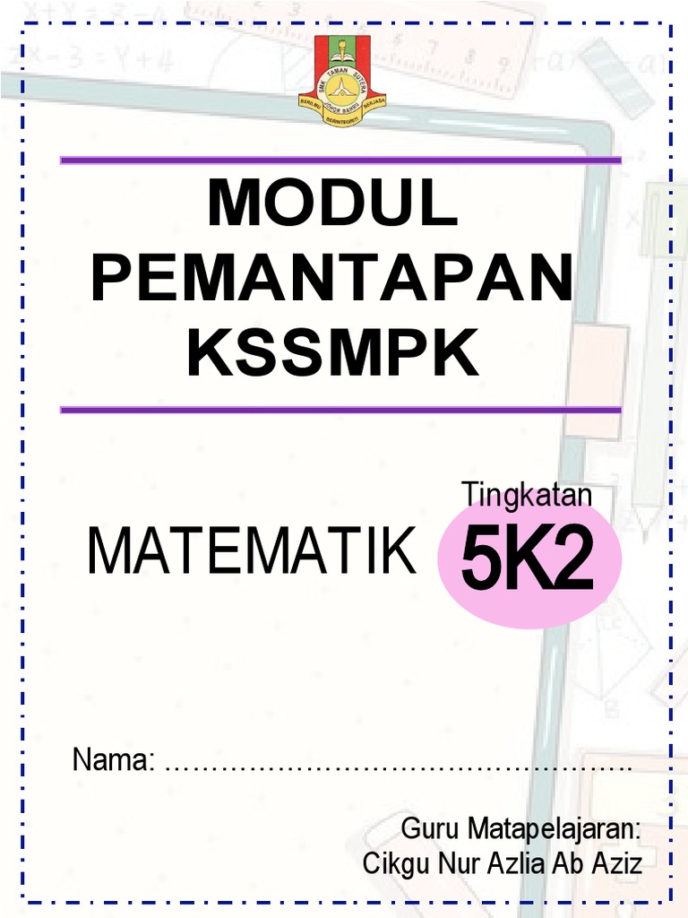 Modul Bentuk 3D 5K2 | PDF