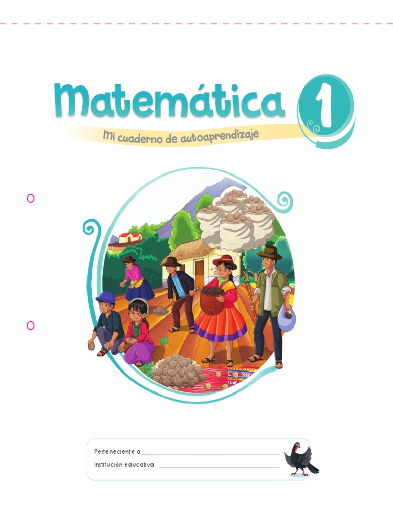Cuaderno de Aprendizaje - Matemáticas 1 | PDF | Perú | Dibujo