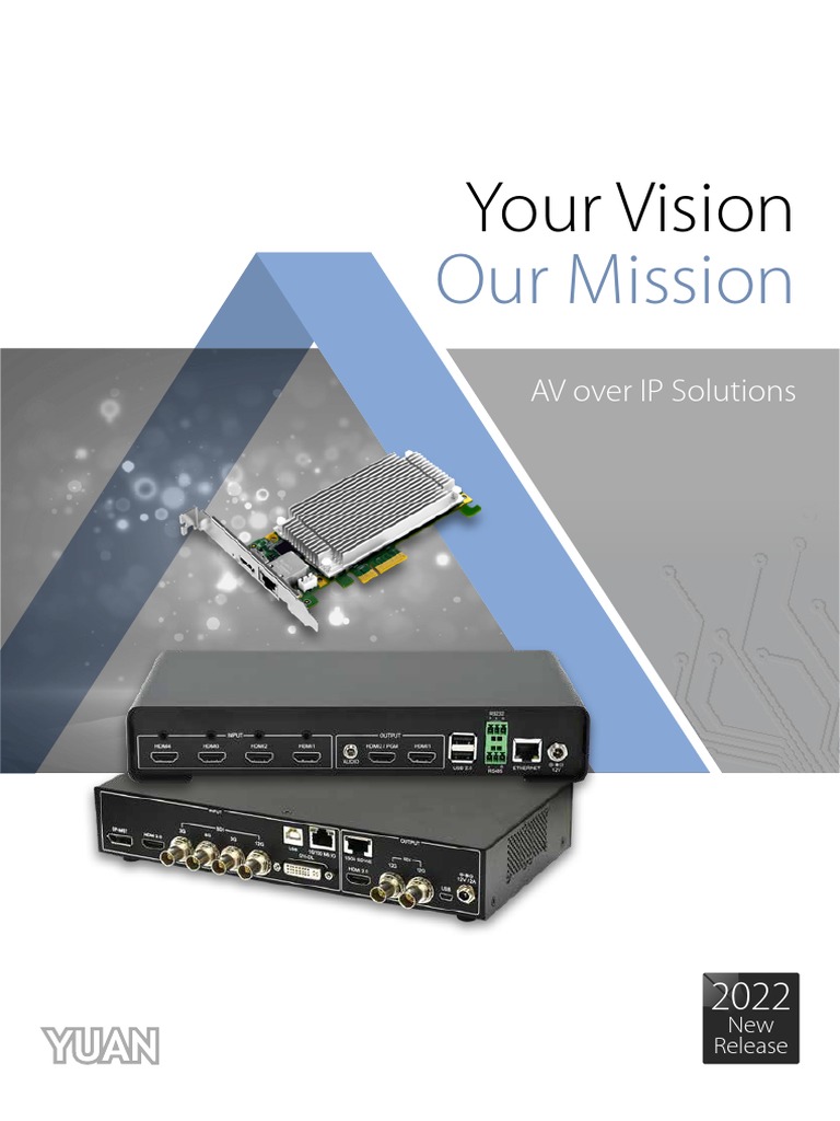 AV over IP Solutions Overview | PDF | Hdmi | Usb