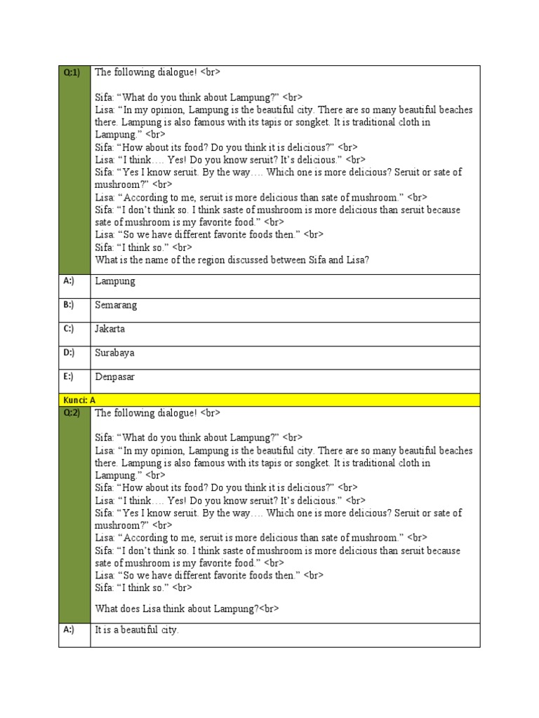 Soal CBT B.inggris Kelas 11 Av Dan TSM | PDF | Tourism | Orlando