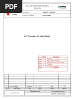 FAT Checklist | PDF | Calibration | Verification And Validation