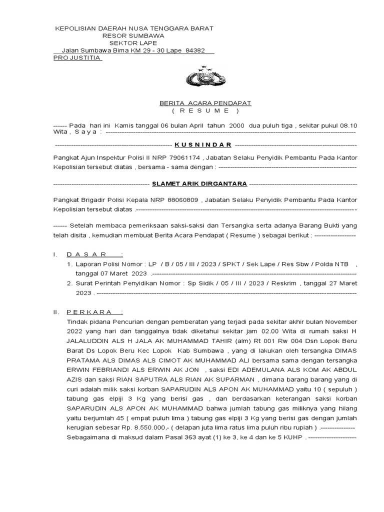 Resume Dimas | PDF