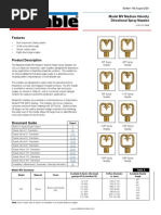 01 - Tyco Data Sheet, Type MV Directional Spray Nozzles, Open Medium ...