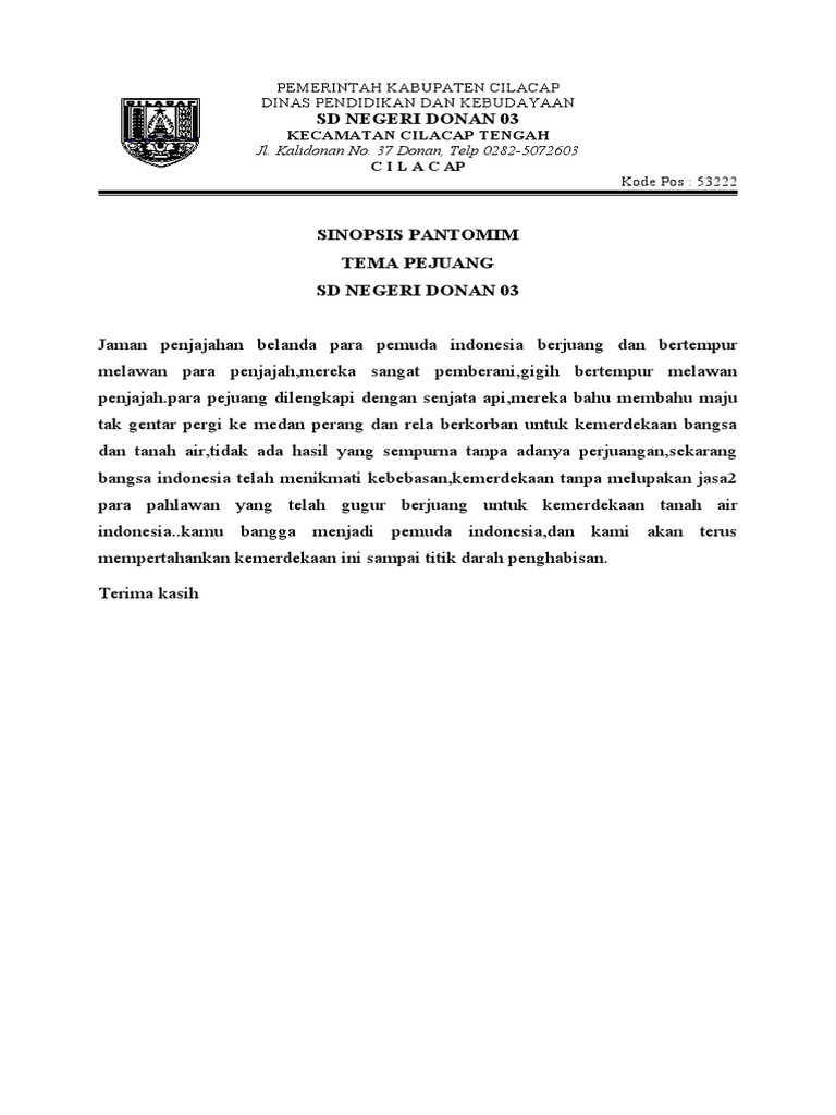 fls2n Sinopsis Pantomim | PDF