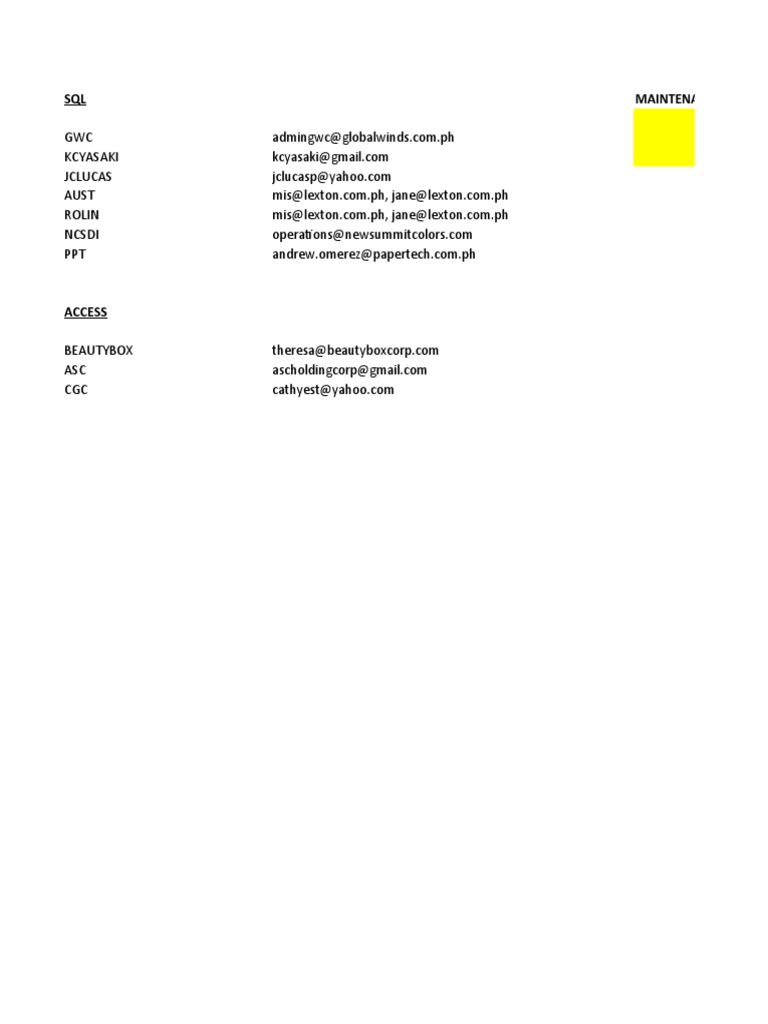 SQL Maintenance Alert | PDF | Teaching Methods & Materials | Computers