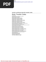 ZF Service Error Code List | PDF