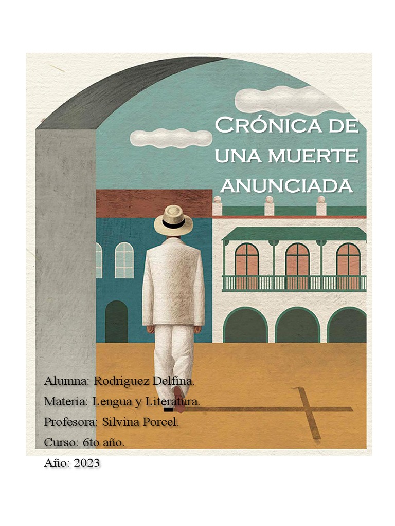 Cronica de Una Muerte Anunciada | PDF | Literatura latinoamericana | Amor