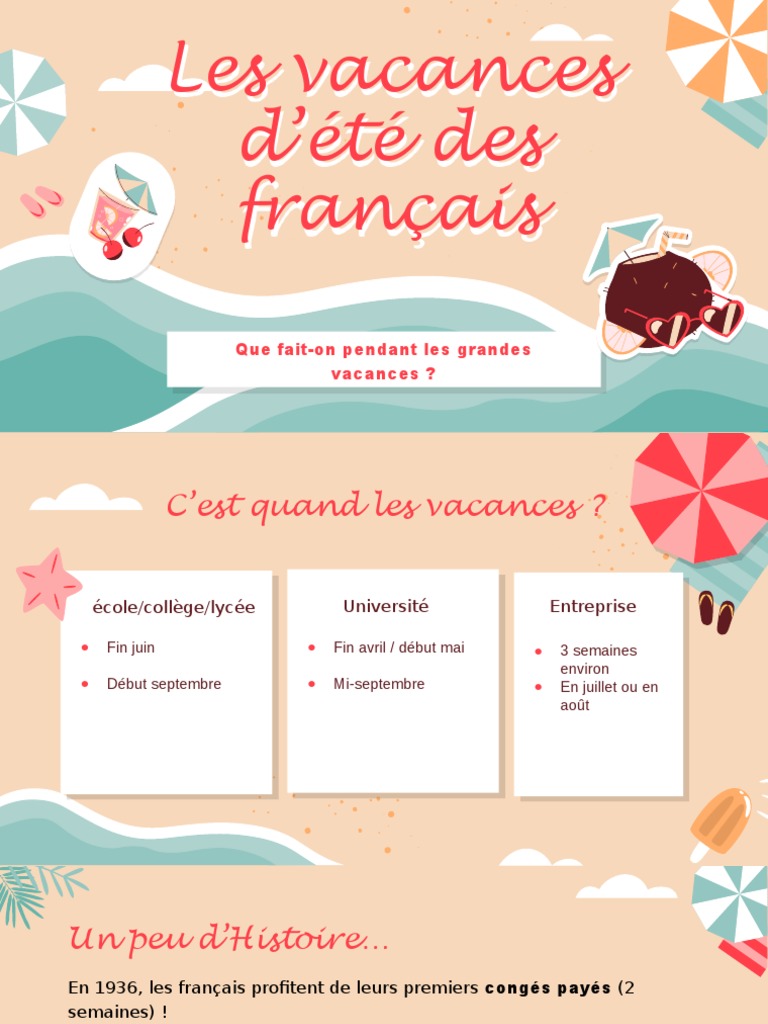 Les Grandes Vacances | PDF