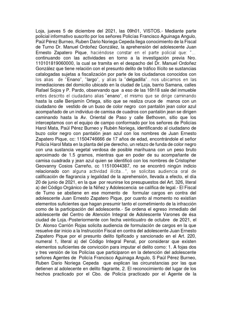 Medidas Socioeducativas - Adolescente Infractor | PDF