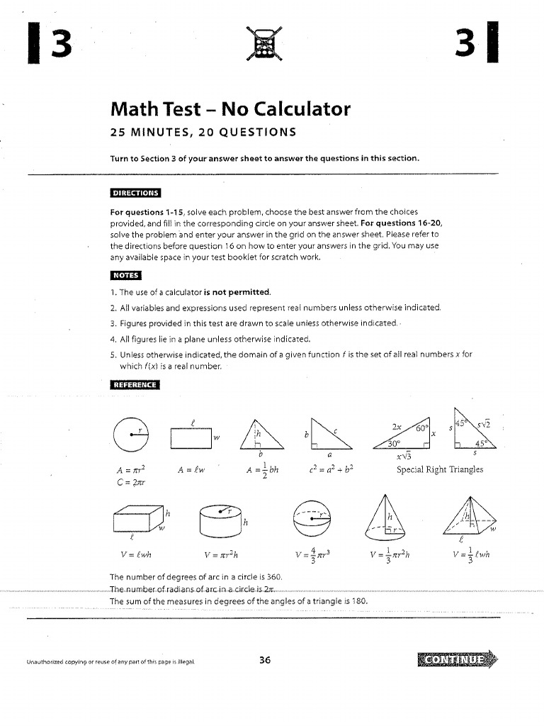 2016-12-SAT MATH | PDF