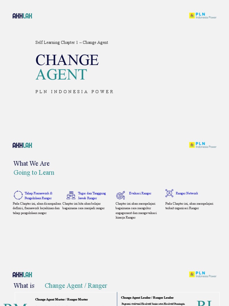 Self Learning Chapter 1 - Change Agent | PDF