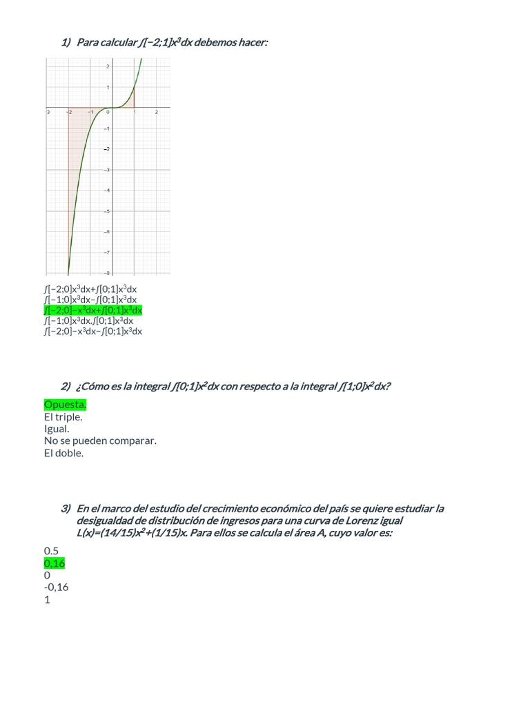 TP 3 Herramientas Matemáticas 2 Siglo 21 | PDF | Integral | Derivado