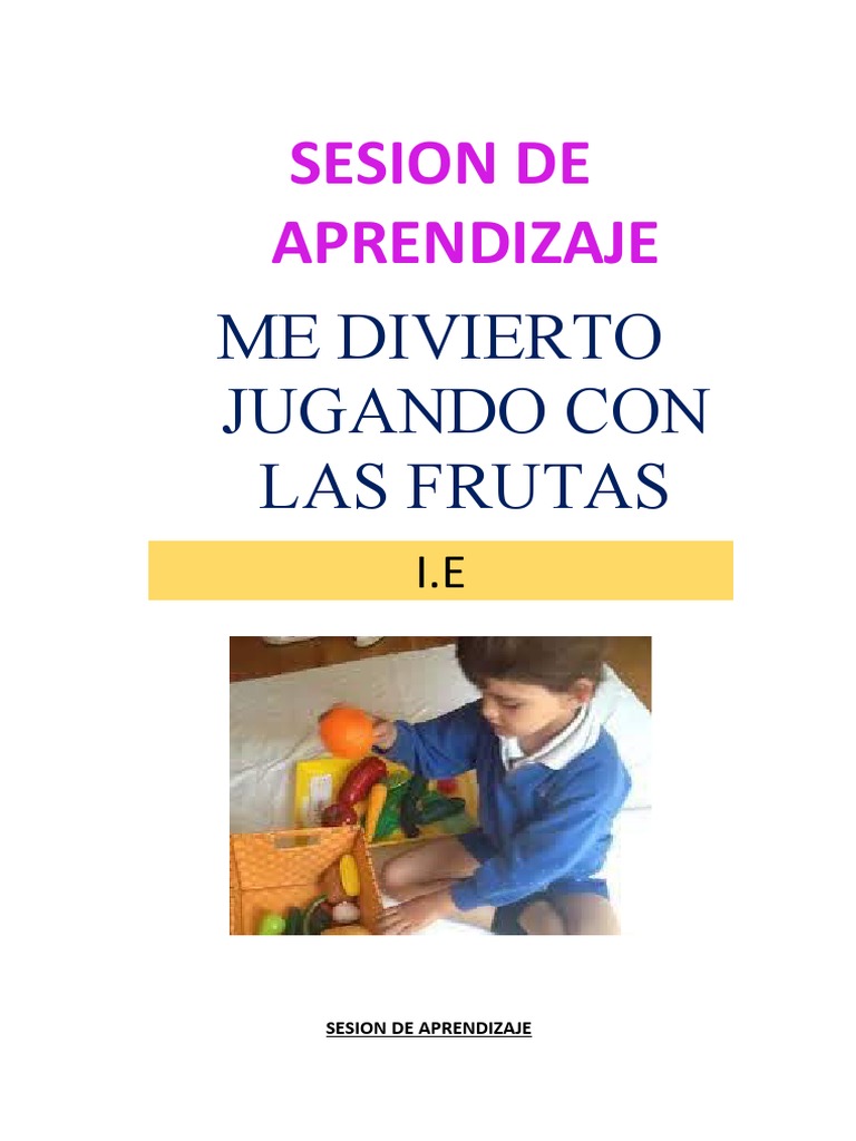 Las Frutas - Matematica | PDF | Aprendizaje