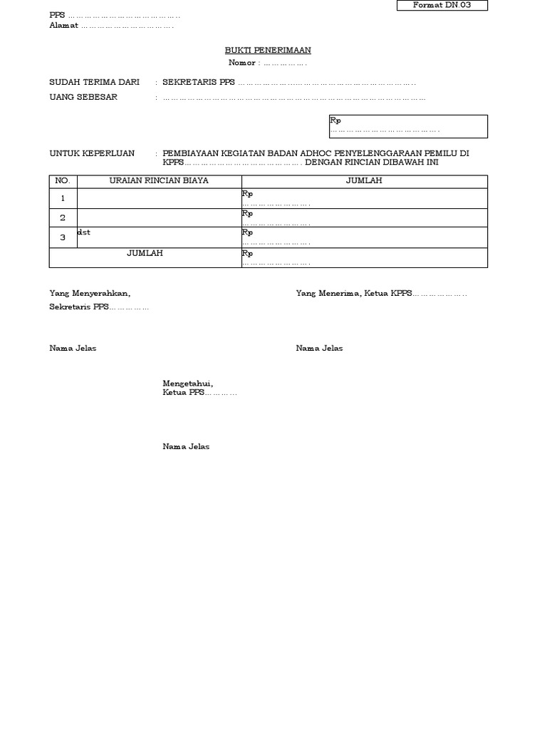 Format SPJ Pps Parparean 3 Benar (Autosaved) - 1 | PDF