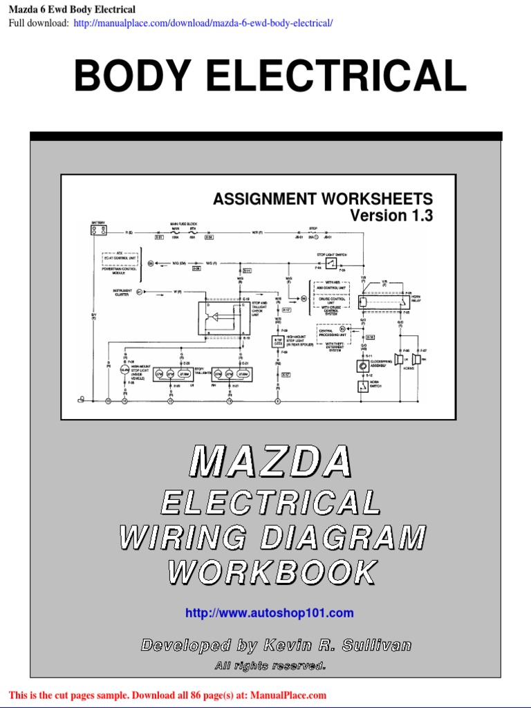 Mazda 6 Ewd Body Electrical | PDF