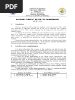 Campus Journalism Action Plan 2014-2015 | PDF | News | Journalism