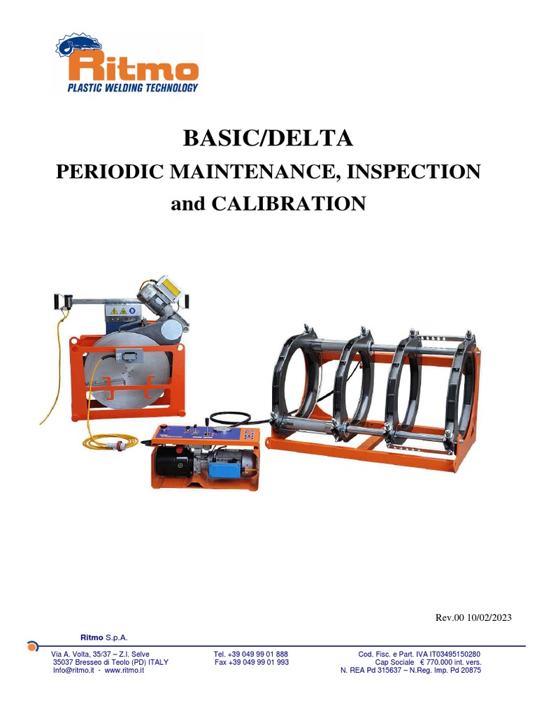 Manual BF Machines Inpsection&Calibration Rev00 | PDF | Electrical ...