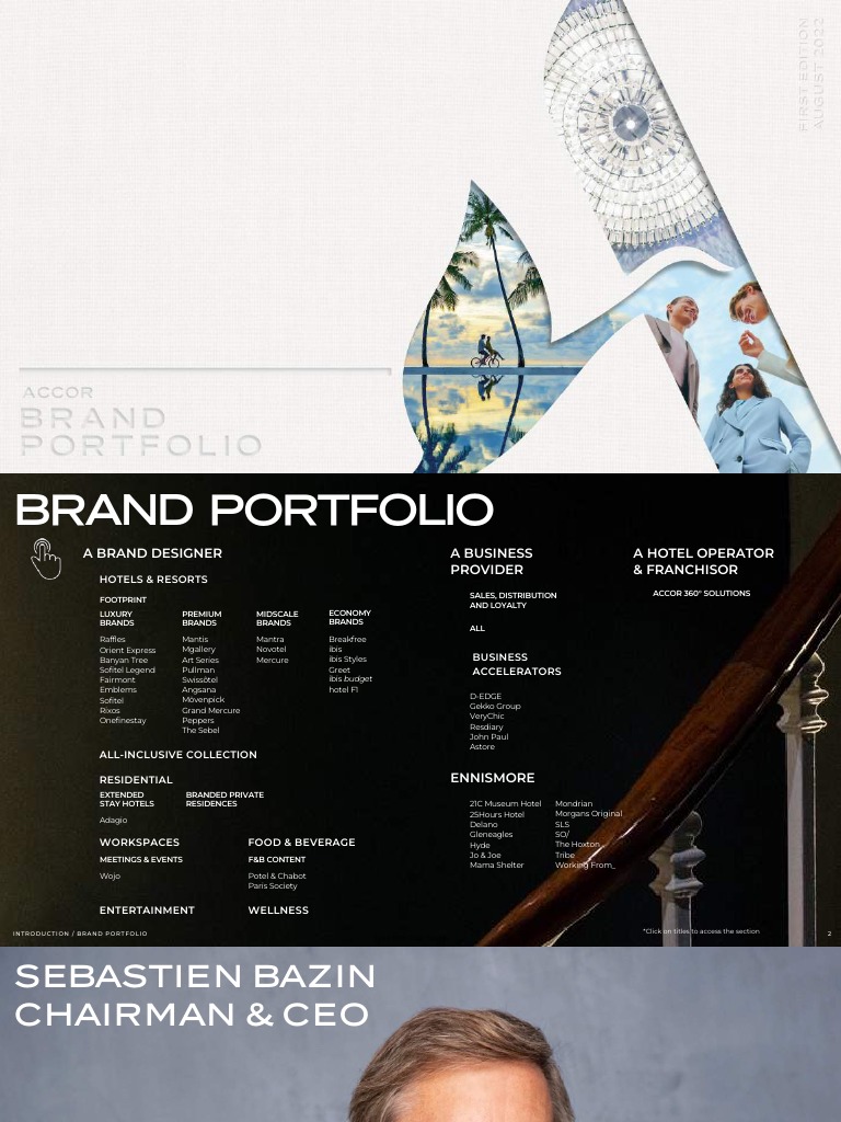 Accor Brand Portfolio Interactive Brochure August 22 | PDF ...