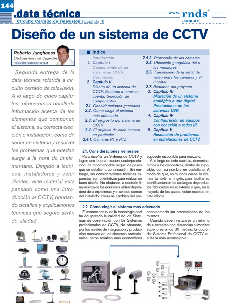 Manual CCTV | PDF | Circuito cerrado de televisión | Grabadora de vídeo ...