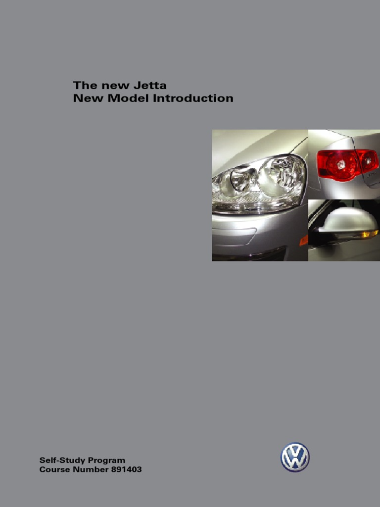 Volkswagen Service Training 891403 The New Jetta Introduction | PDF ...