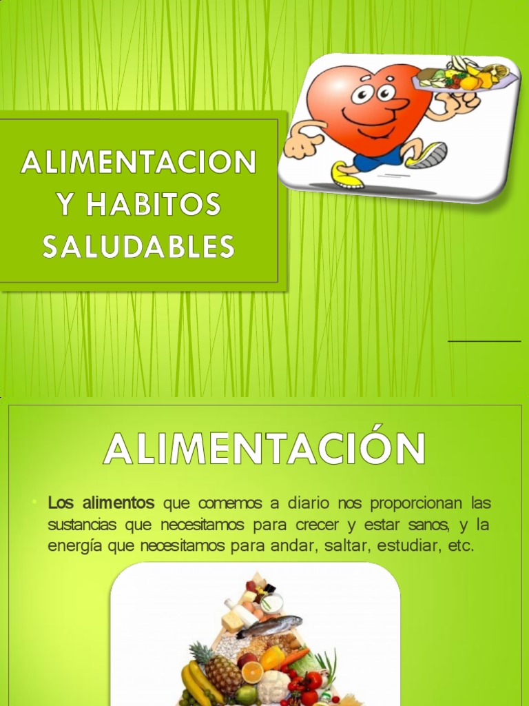 Habitos Saludables | PDF | Alimentos | Higiene