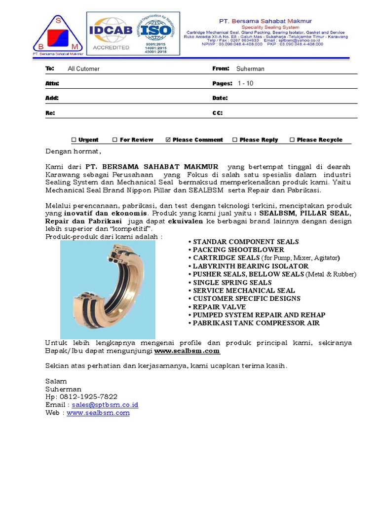 Company Profile BSM 2022 | PDF