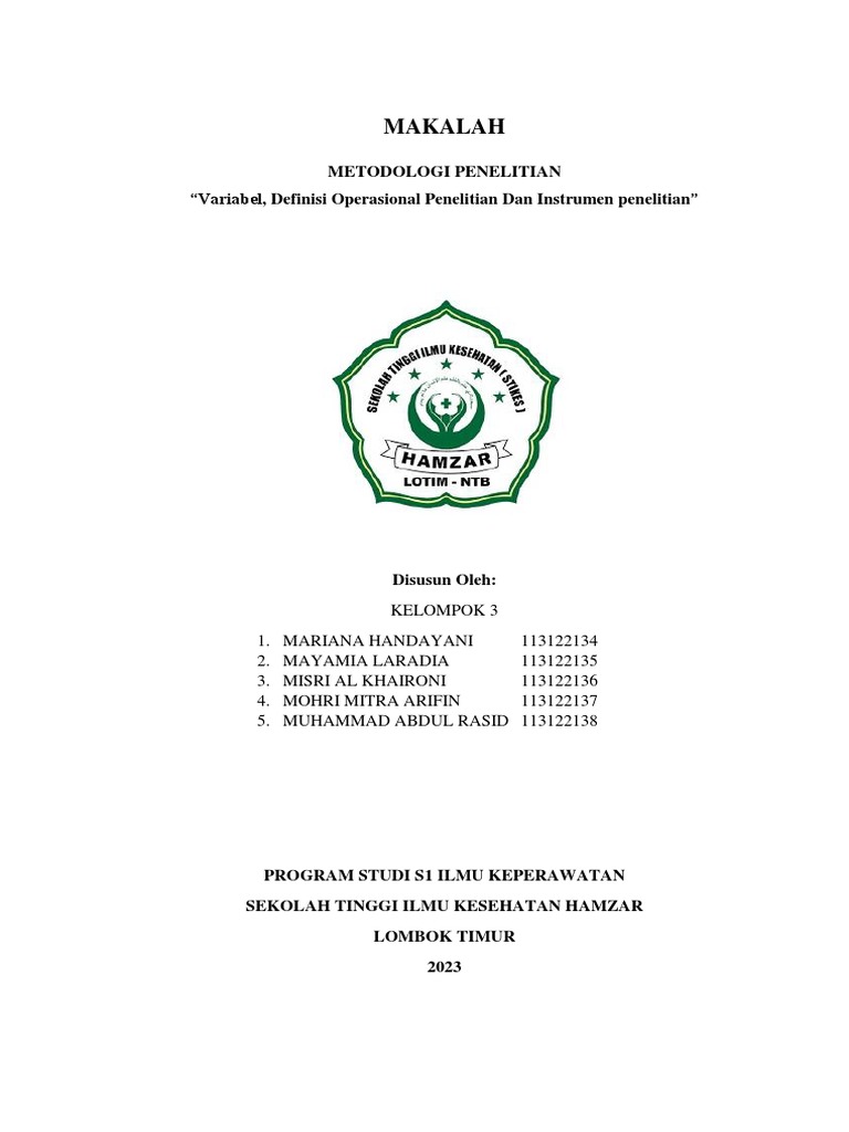 Metlit Kelompok 3 | PDF