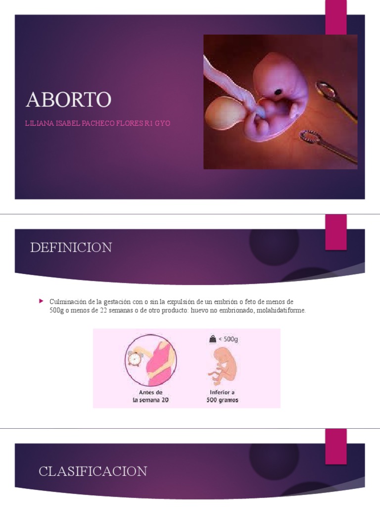 ABORTOO | PDF | El embarazo | Aborto espontáneo