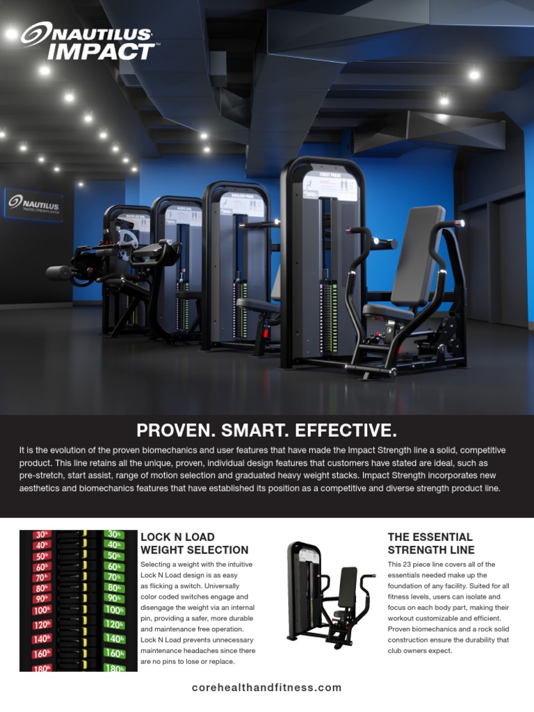 Nautilus Impact Strength Equipment Overview | PDF | Manufactured Goods