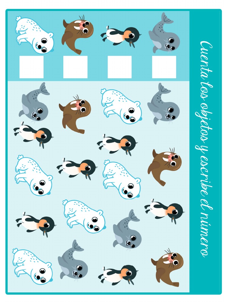 cuenta y escribe el numero | PDF