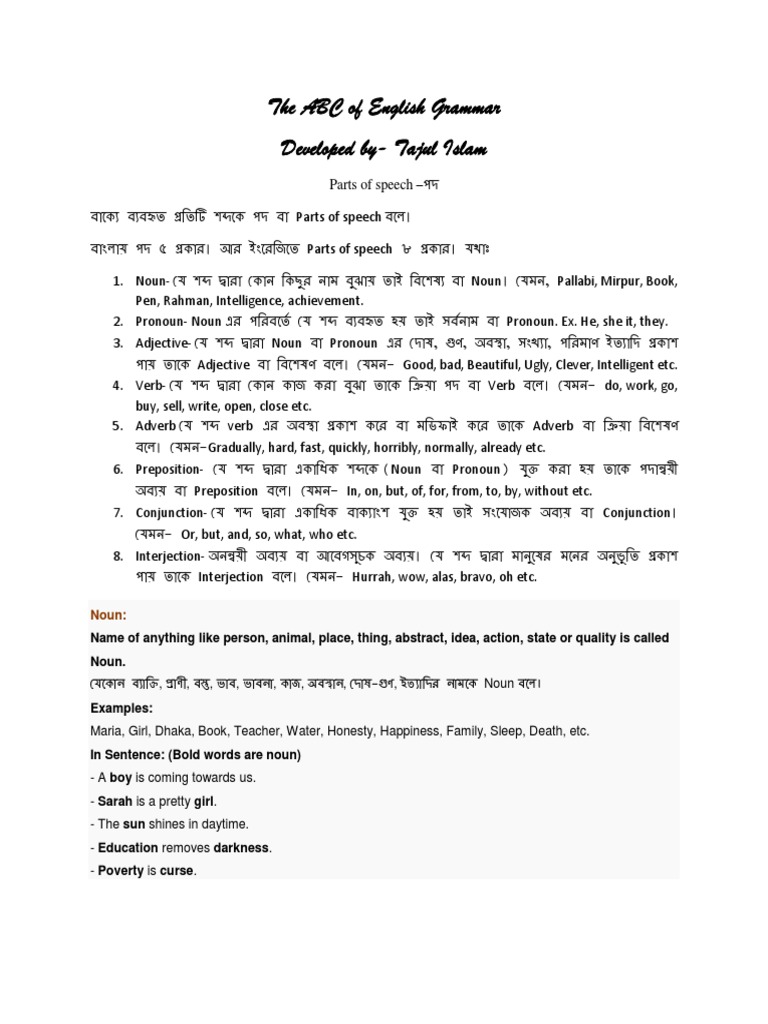 The ABC of Grammar PDF | PDF