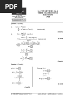 Free Maths Methods Cheatsheets Year 11 Unit 1 2 | PDF