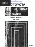 Hyundai Diesel Engine D4a d4d Shop Manual | PDF