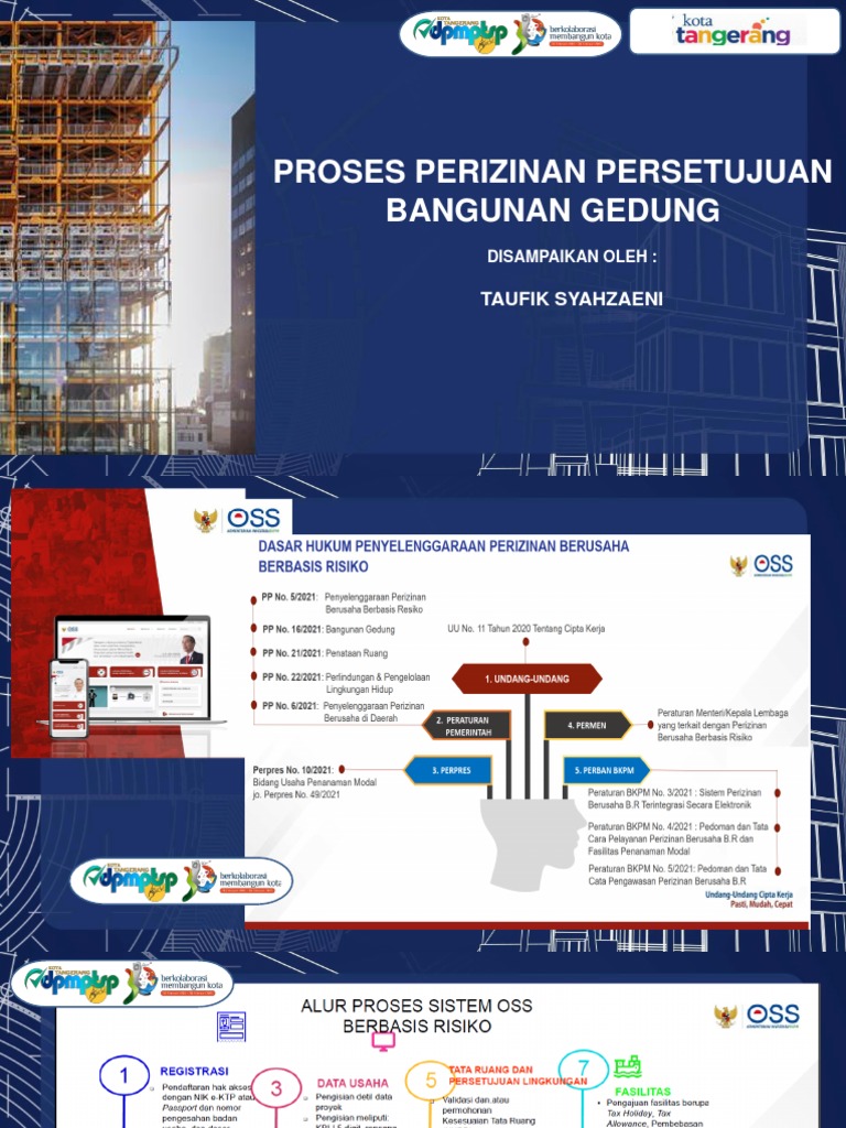 Materi Seminar Proses Penerbitan PBG | PDF