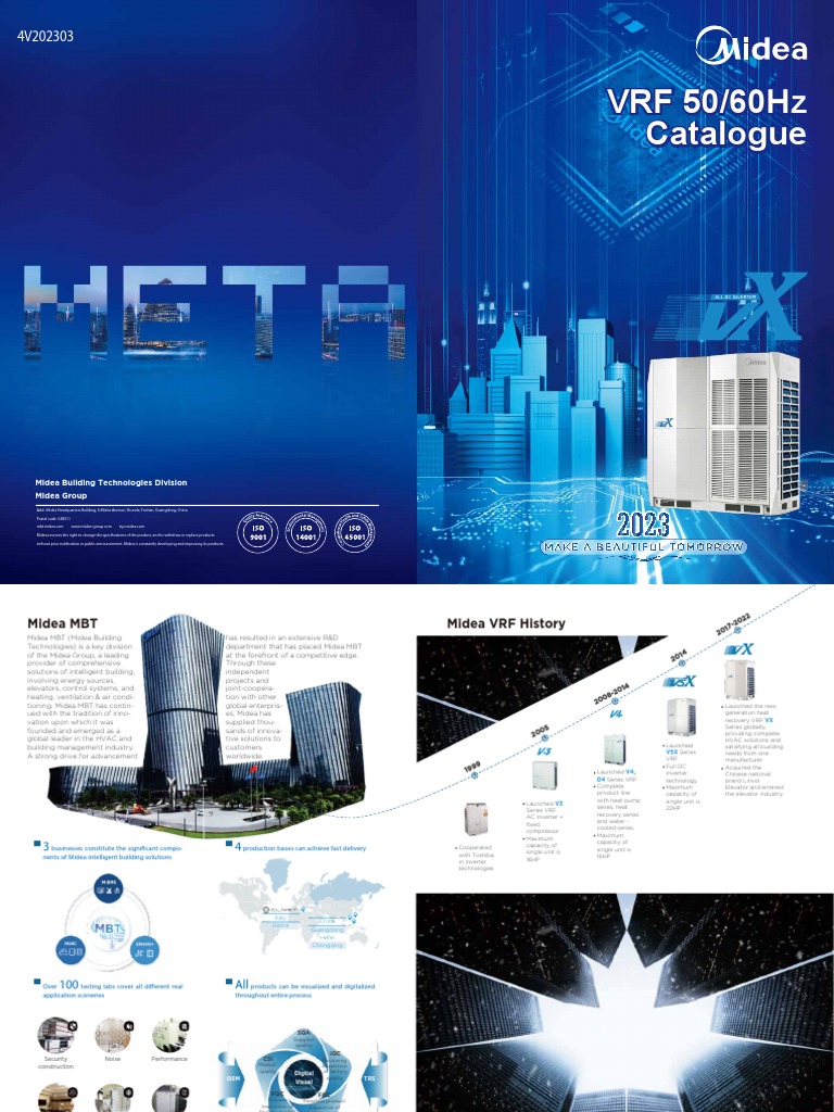 Katalog Midea VRF All Varian | PDF | Technical Support
