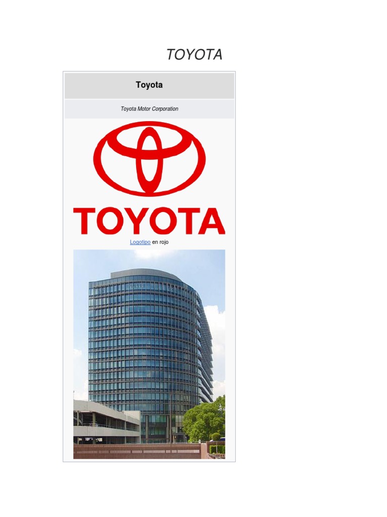 TOYOTA | PDF | Toyota | Lexus