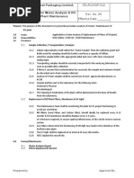 SV30 Test (Activeate Sludge Test) | PDF | Science & Mathematics