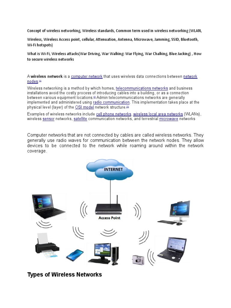 Wireless Networking Pdf Wireless Lan Wi Fi