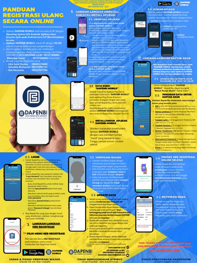 Panduan Registrasi Ulang Online 2023 | PDF
