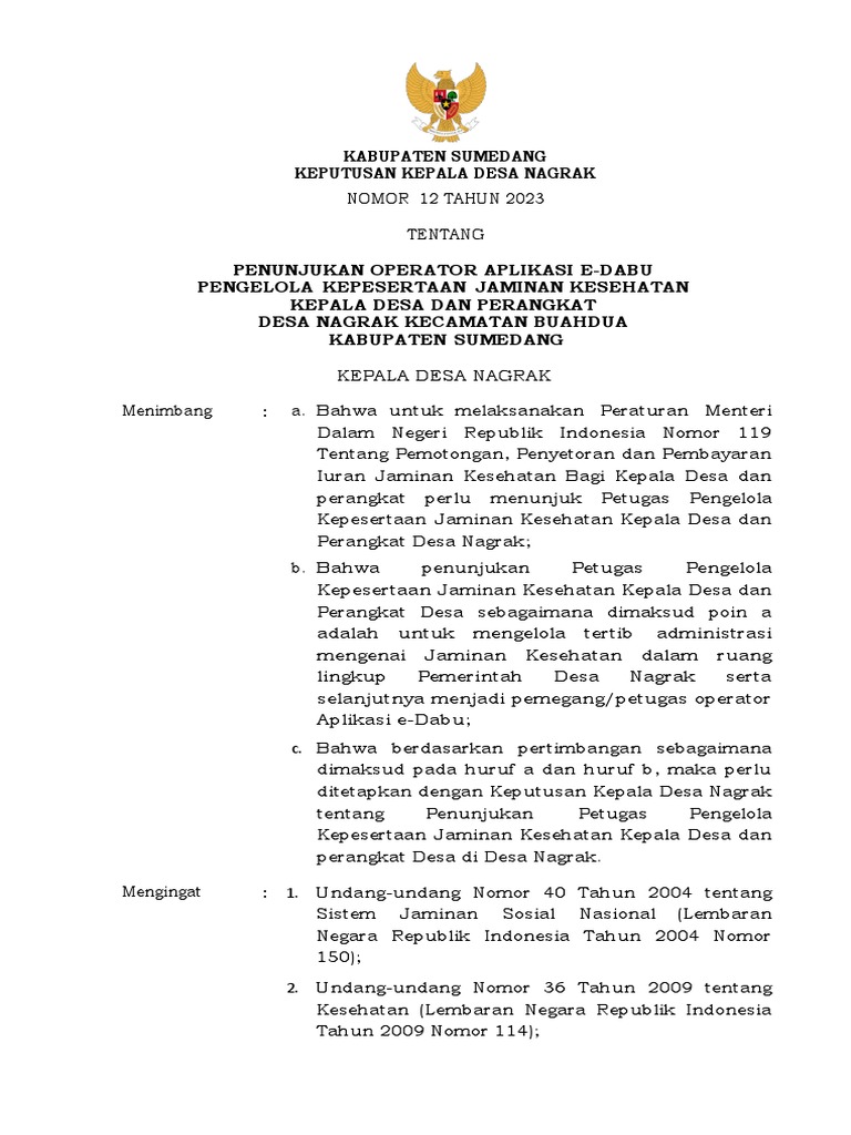 SK Operator E-Dabu | PDF
