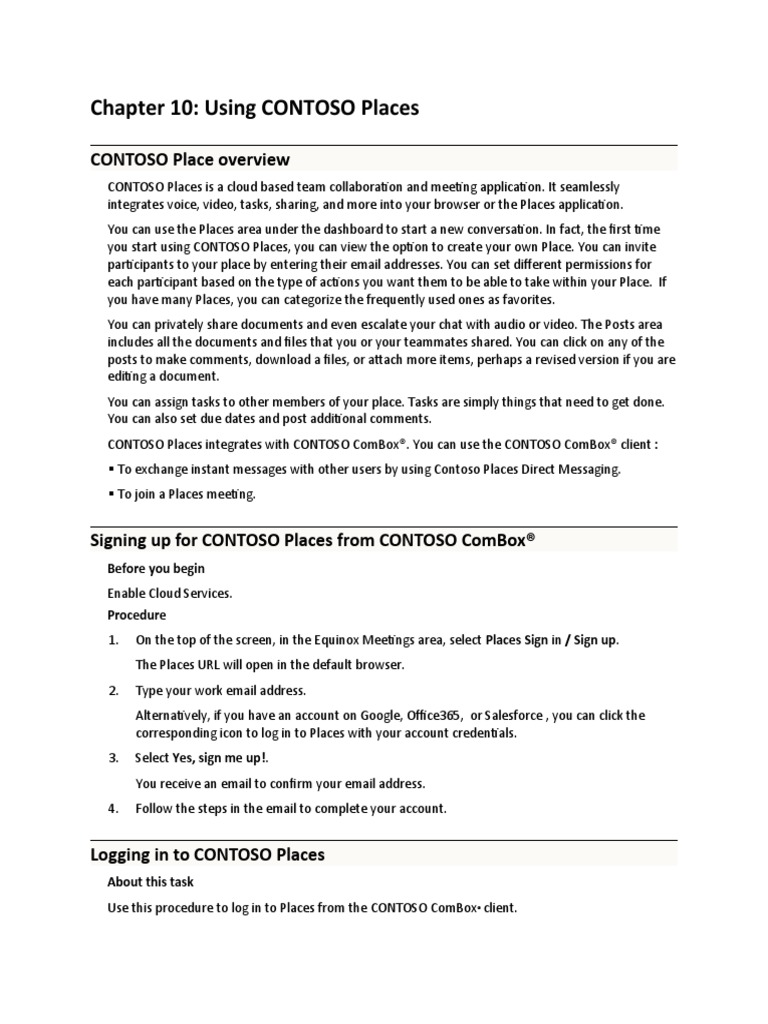 Contoso Editing Test | PDF