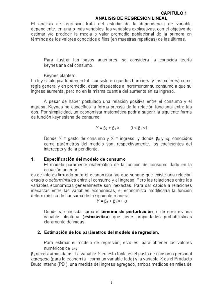 Analisis de Regresion y Correlacion | PDF | Estimador | Mínimos cuadrados