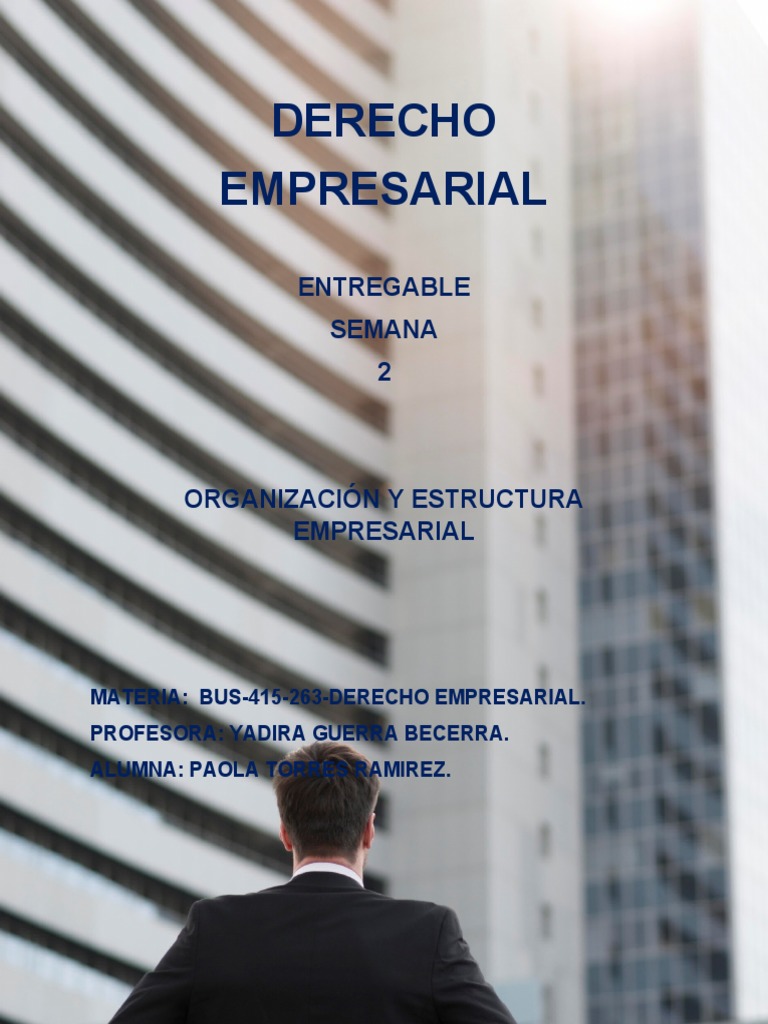 PP - A1 - Torres - Ramírez Derecho | PDF | Sociedad de responsabilidad ...