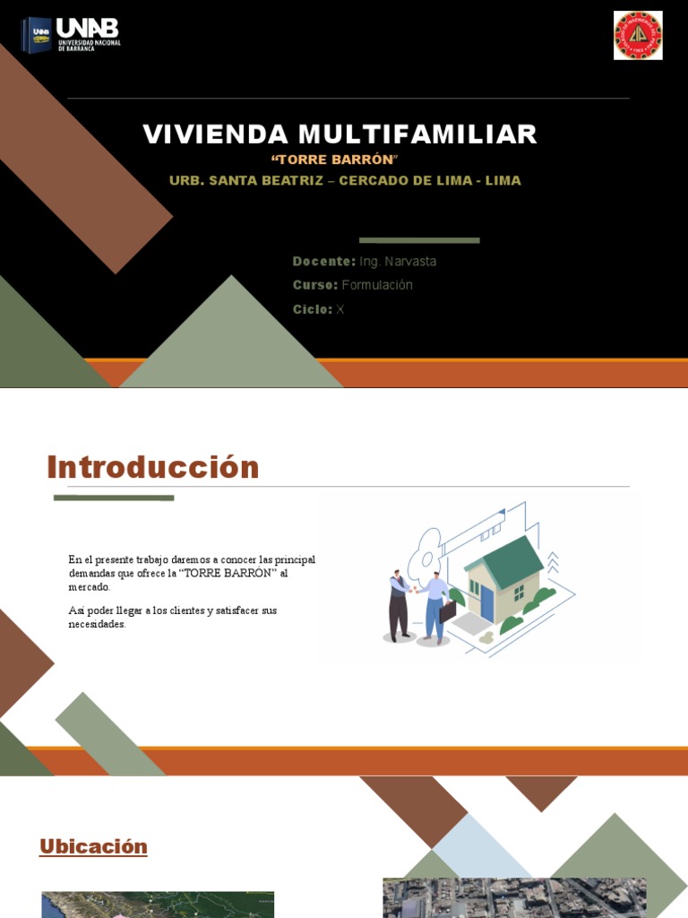 Inmobiliario Multifamiliar Torre Barrón | PDF | Negocios